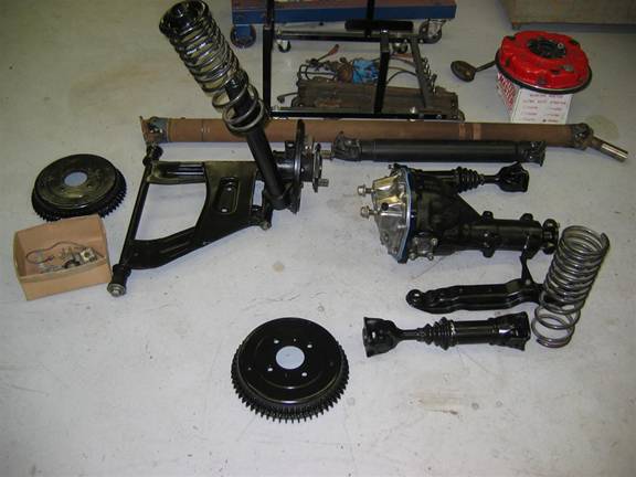 Pulling the motor and attending to the rest of the 240Z chassis